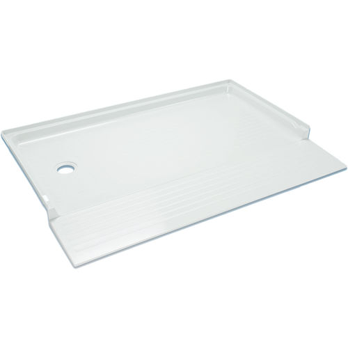 Mustee 360L Barrier-Free 30" x 60" Shower Base - Left Drain, White