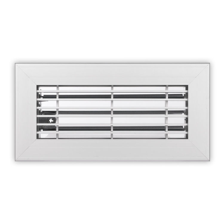 Shoemaker AFP 4" X 14" Floor Perimeter Diffuser Satin Aluminum