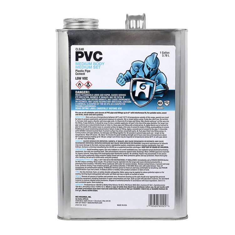 1 Gallon PVC Clear Cement | PlumbersStock