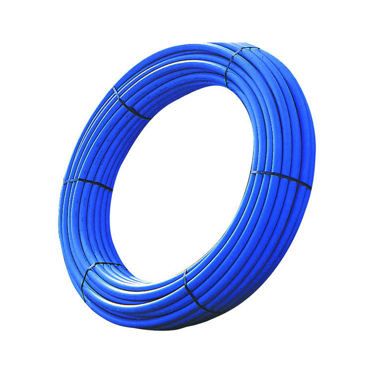 1" IPS 200 PSI Tuff Tube Blue Polyethelyne 100' Roll | PlumbersStock