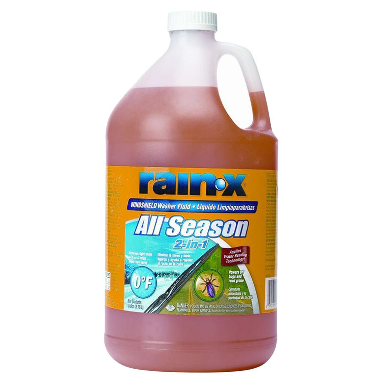 Rain-X 113625 All Season Windshield Washer Fluid, 3.78 l, Orange, Liquid