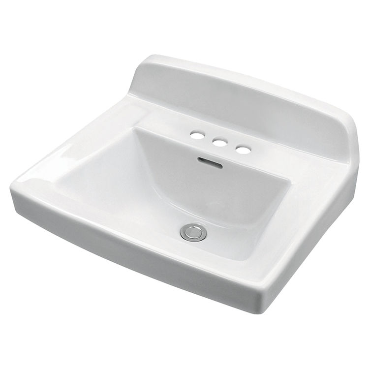 Gerber 12-654 Monticello II 4" Centers Wall Hung Bathroom Sink