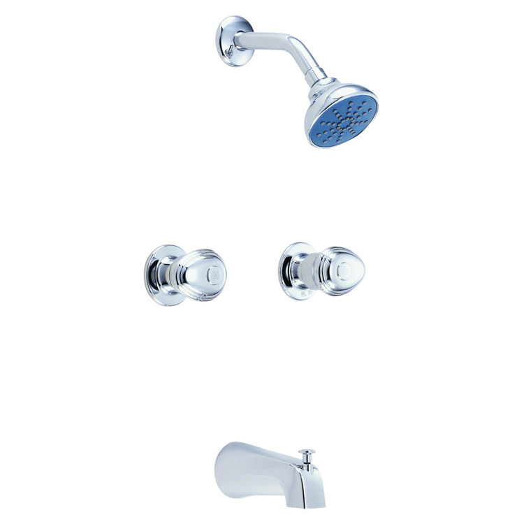 Gerber 58-400-82 Gerber Hardwater Two Handle Tub Shower Fitting