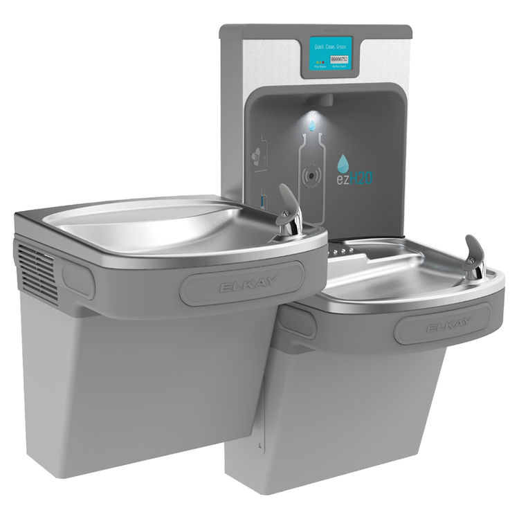 Elkay LZSTL8WSLP - Enhanced EZH2O Bottle Filler w/ Versatile Bi-Level ADA Cooler - Filtered, 8 ...