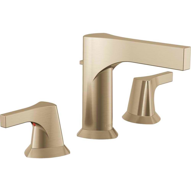 Delta 3574-CZMPU-DST Zura Two Handle Widespread Lavatory Faucet - Champagne Bronze