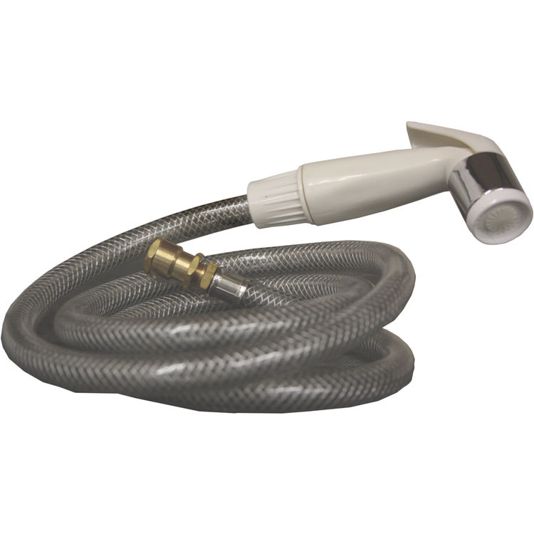 White Kitchen Hose Spray Complete | PlumbersStock