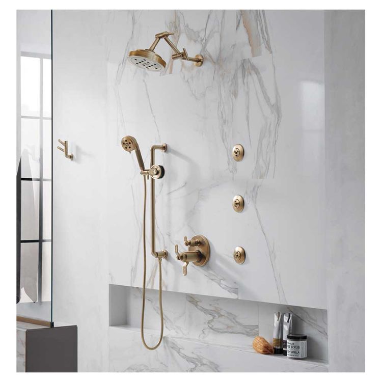 View 12 of Brizo T84613-GL Brizo T84613-GL HydraChoice Luxe Gold Body ...