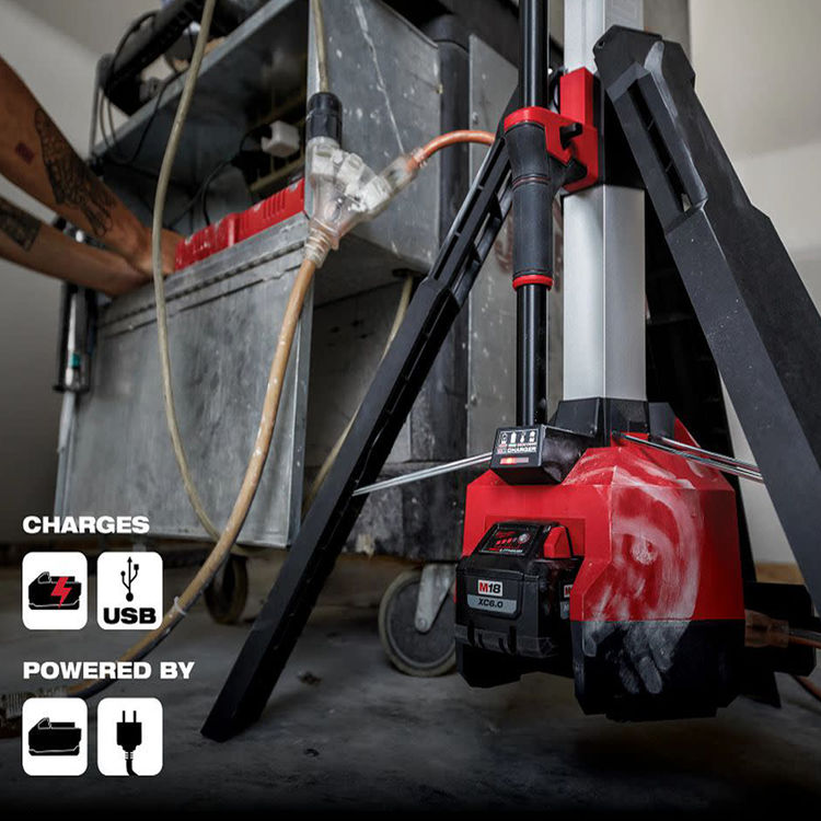 Milwaukee 2136-20 M18 ROCKET Tower Light/Charger | PlumbersStock