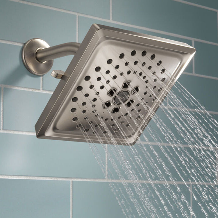 Delta 52684-SS-PR Shower Head - Lumicoat Stainless | PlumbersStock