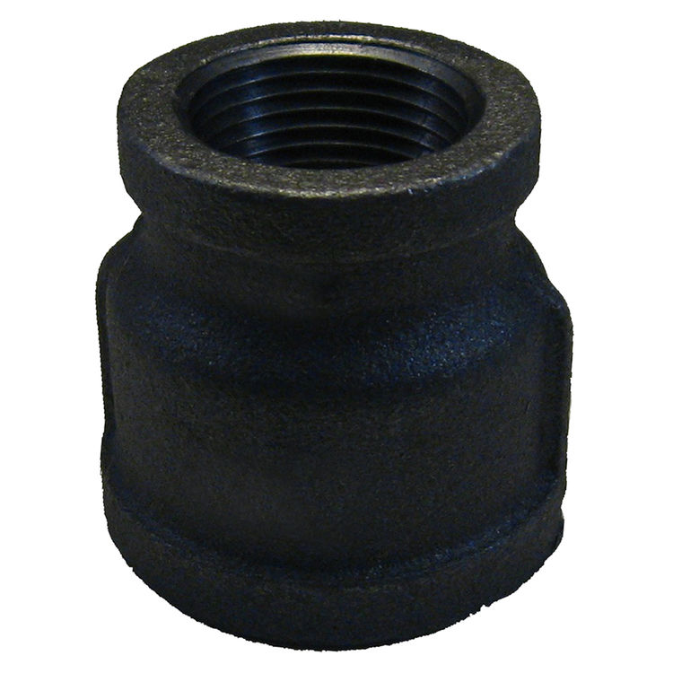 1-1/4"x1/2" Black Iron Bell Reducer | PlumbersStock