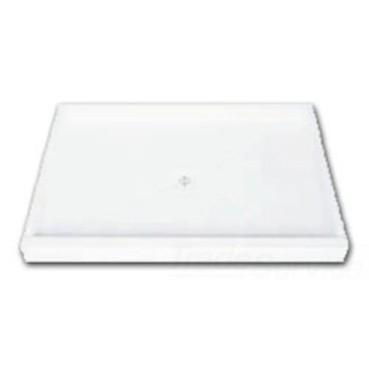 Florestone 3636 F White 36x36 Fiberglass Standard Threshold Shower Base