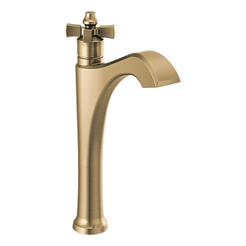 Delta 657-CZ-DST Dorval One-Handle Mid-Height Vessel Bathroom Faucet ...