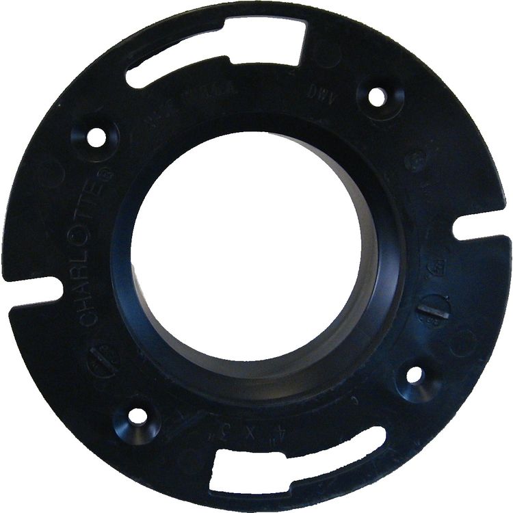 4 x 3 Inch ABS Closet Flange, ABS Construction | PlumbersStock