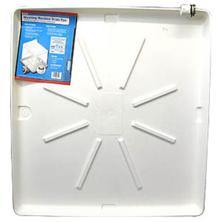 Camco 20752 30" x 32" Flexible White Water Heater Pan | PlumbersStock